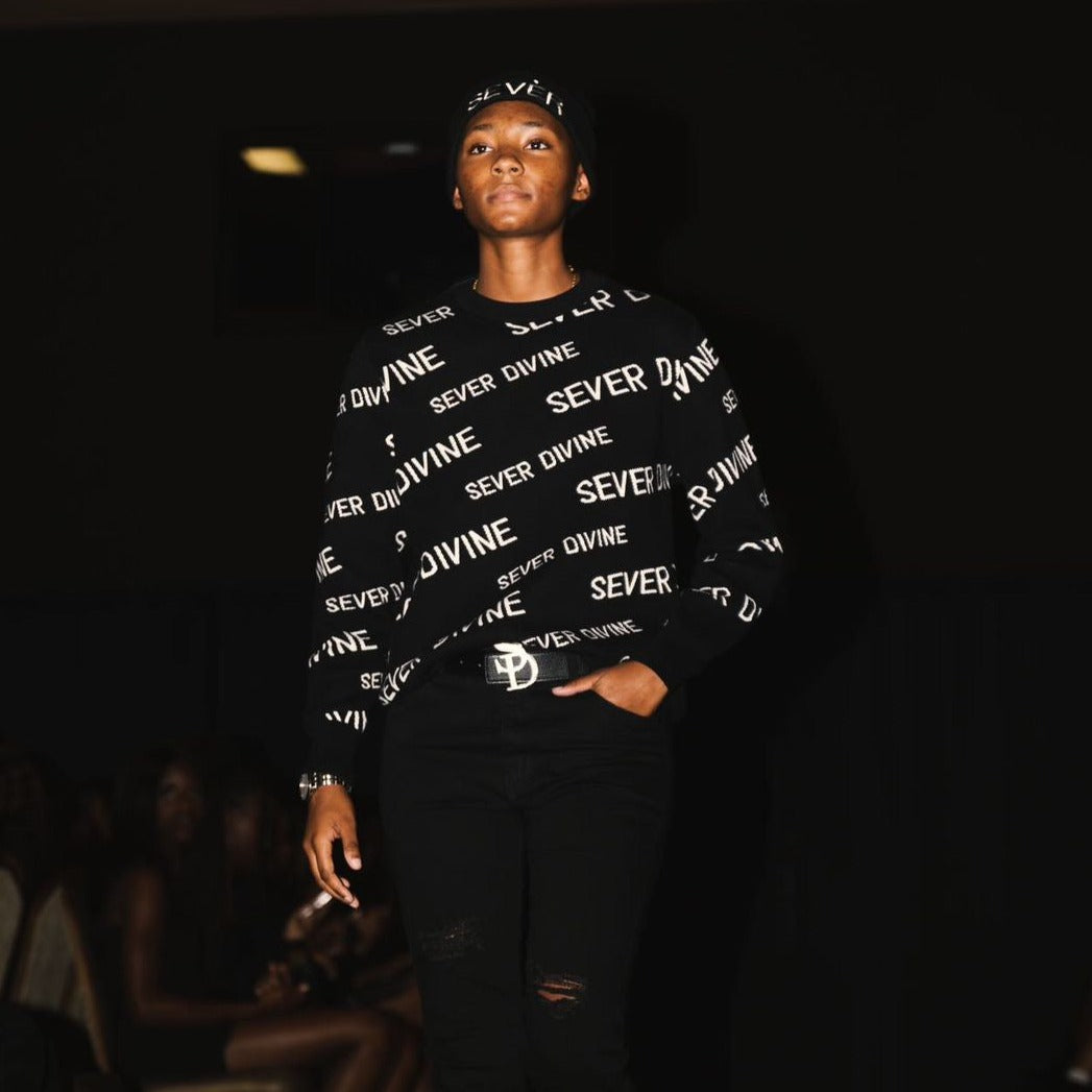 AllOver Logo Sweater – Sever Divine